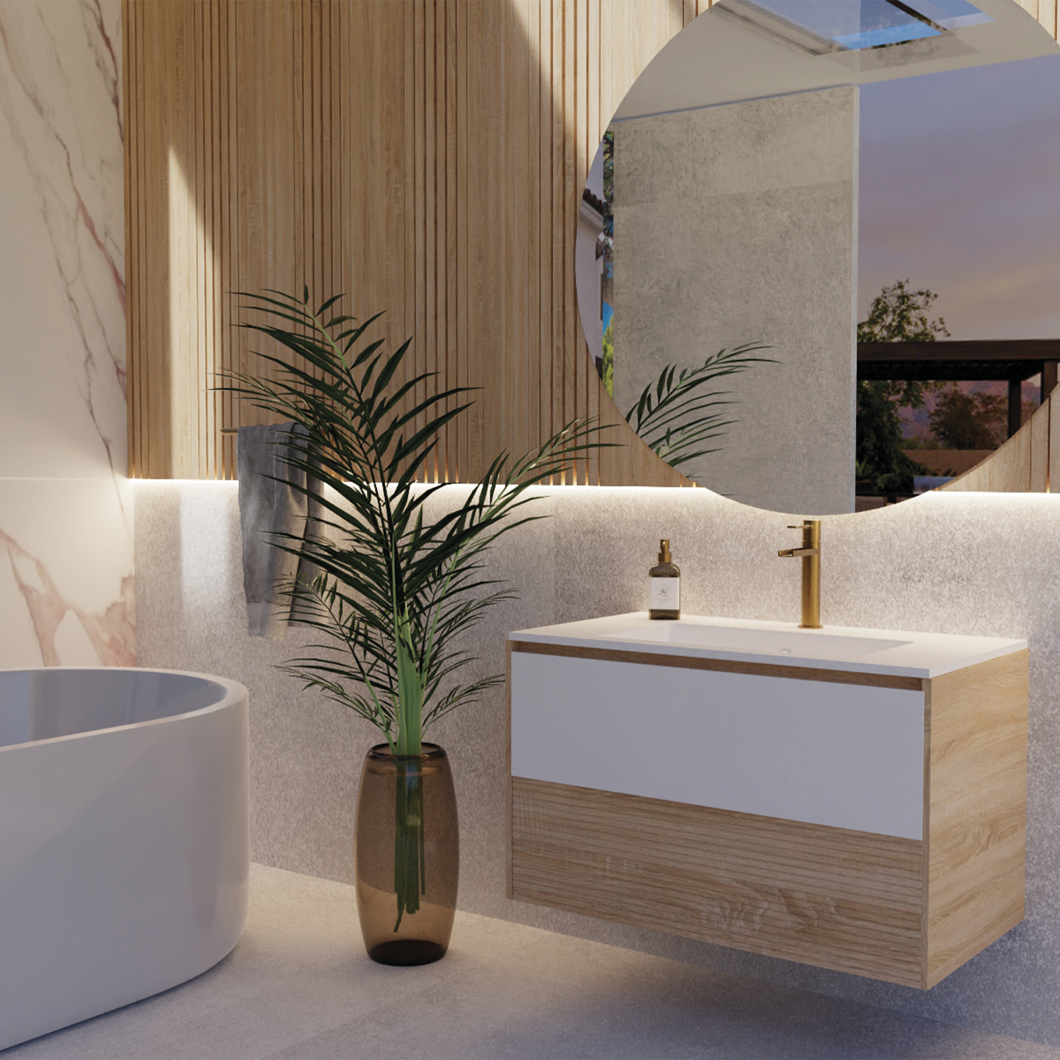 Bathroom Vanity Cabinet CODE Collection by DAX