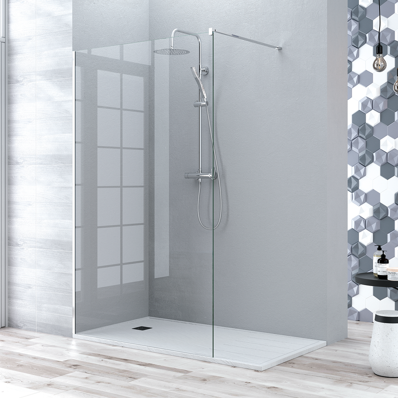 DAX Rio Fixed Shower Screen Door 1/3 in. (8mm)